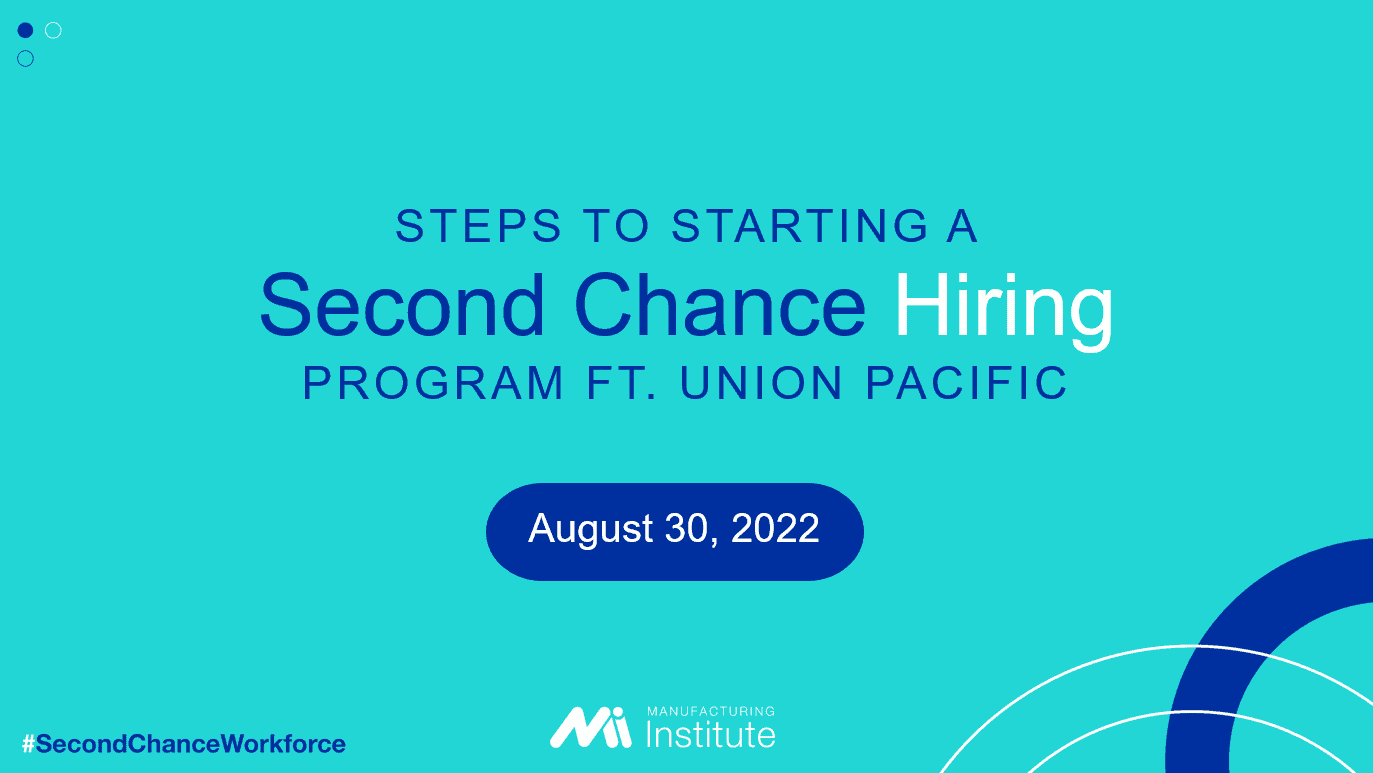 Webinar: Steps to Starting a Second Chance Hiring Program ft. Union ...